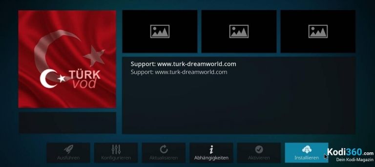 Turkvod - Türkischer Streamingspaß über Kodi